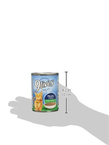 9Lives Meaty Paté Super Supper Wet Cat Food, 13 Ounce (Pack of 12)