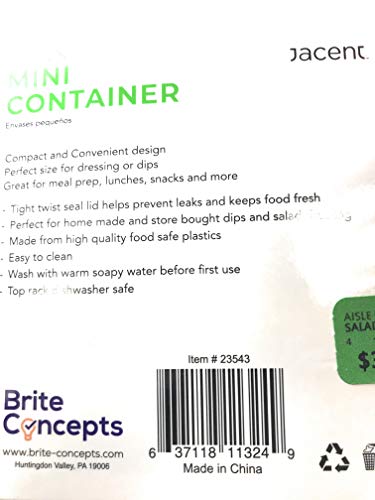 BioSmart Dressing Containers, 1 EA