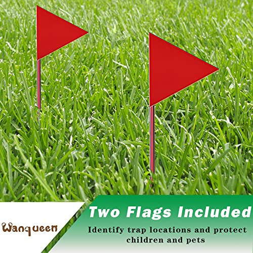 2 Pack Mole Traps That Kill Best, Scissor Mole Traps for Lawns Vole Traps Outdoor Use, Mole Trap Easy to Set Galvanized Steel Reusable Quick Capture Gopher