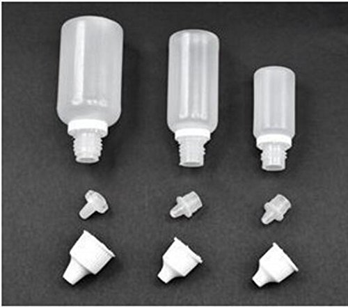 24 Pcs Empty Plastic Squeezable Refillable Portable Eye Liquid Dropping Dropper Bottle With Plug Container Vial For Essential Oil (5ML)