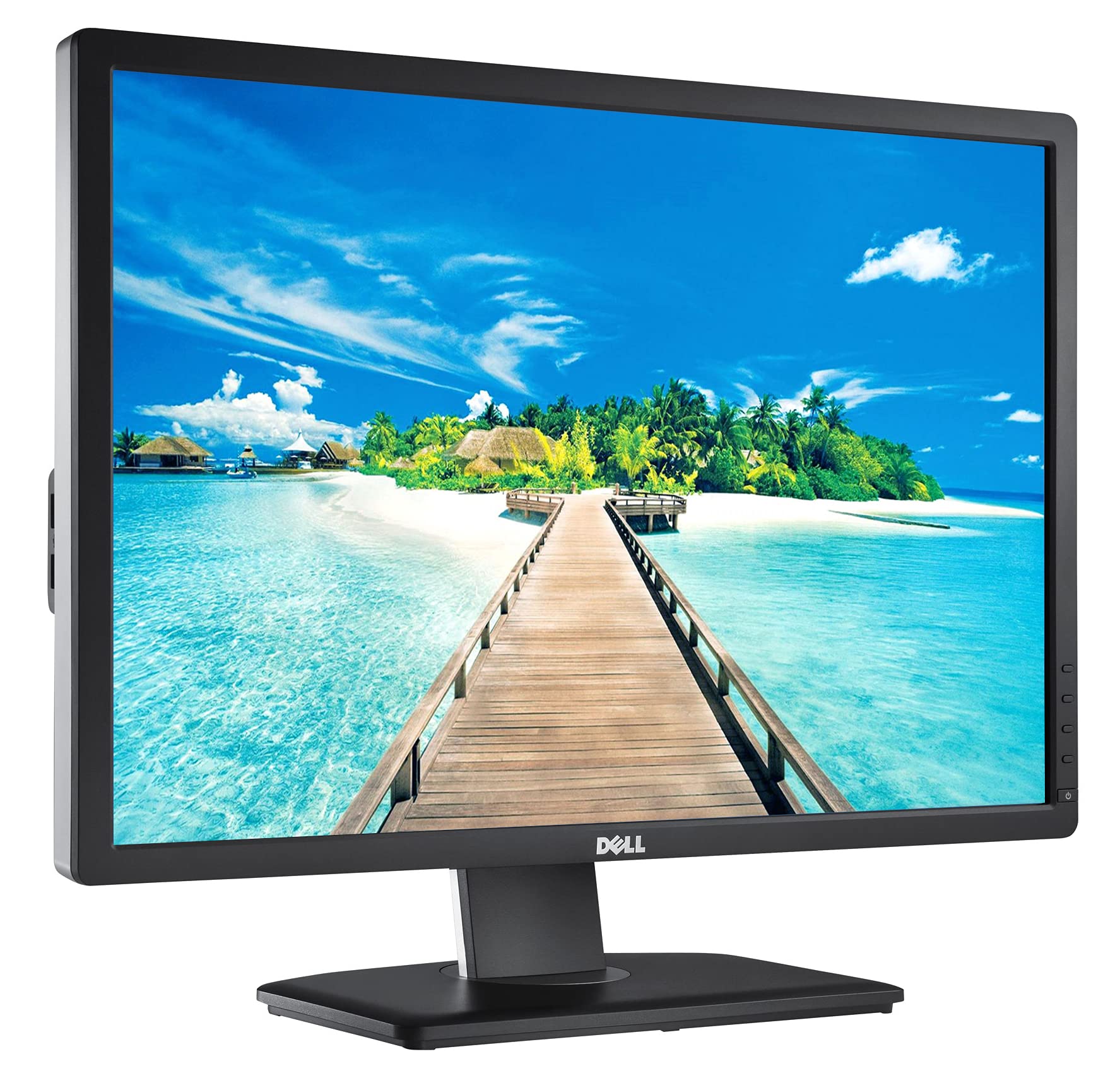 Dell U2412M UltraSharp 24 Inch LED Backlit Monitor, VGA, Display Port, DVD-D Port, Audio DC Out, 16.7 Million Colors, 178 Degree Viewing Angle, Vertical Horizontal Refresh Rate : 60/80 (Renewed)