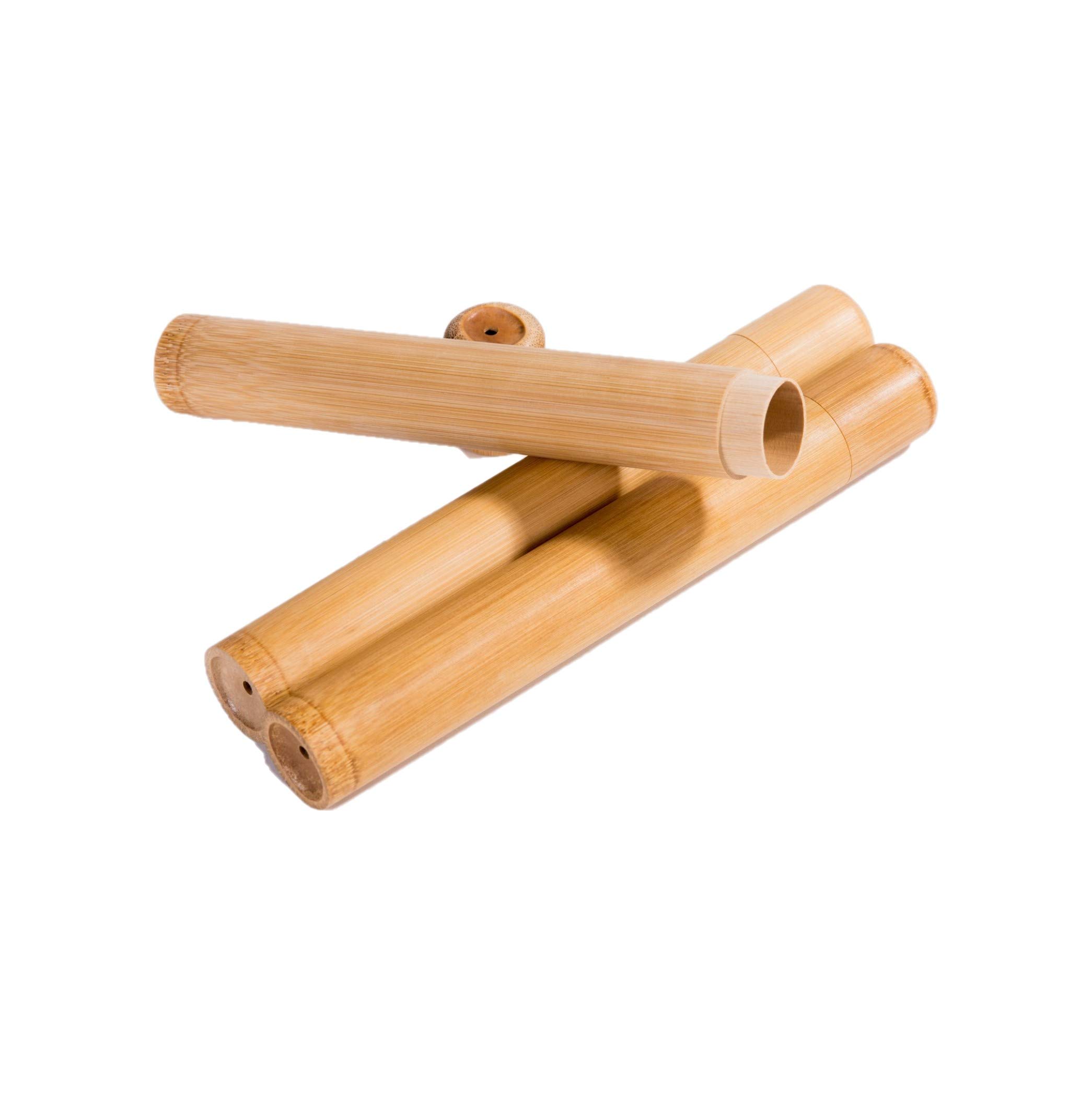 Bamboo Toothbrush Travel Case Pack of 6 Biodegradable and Eco Friendly