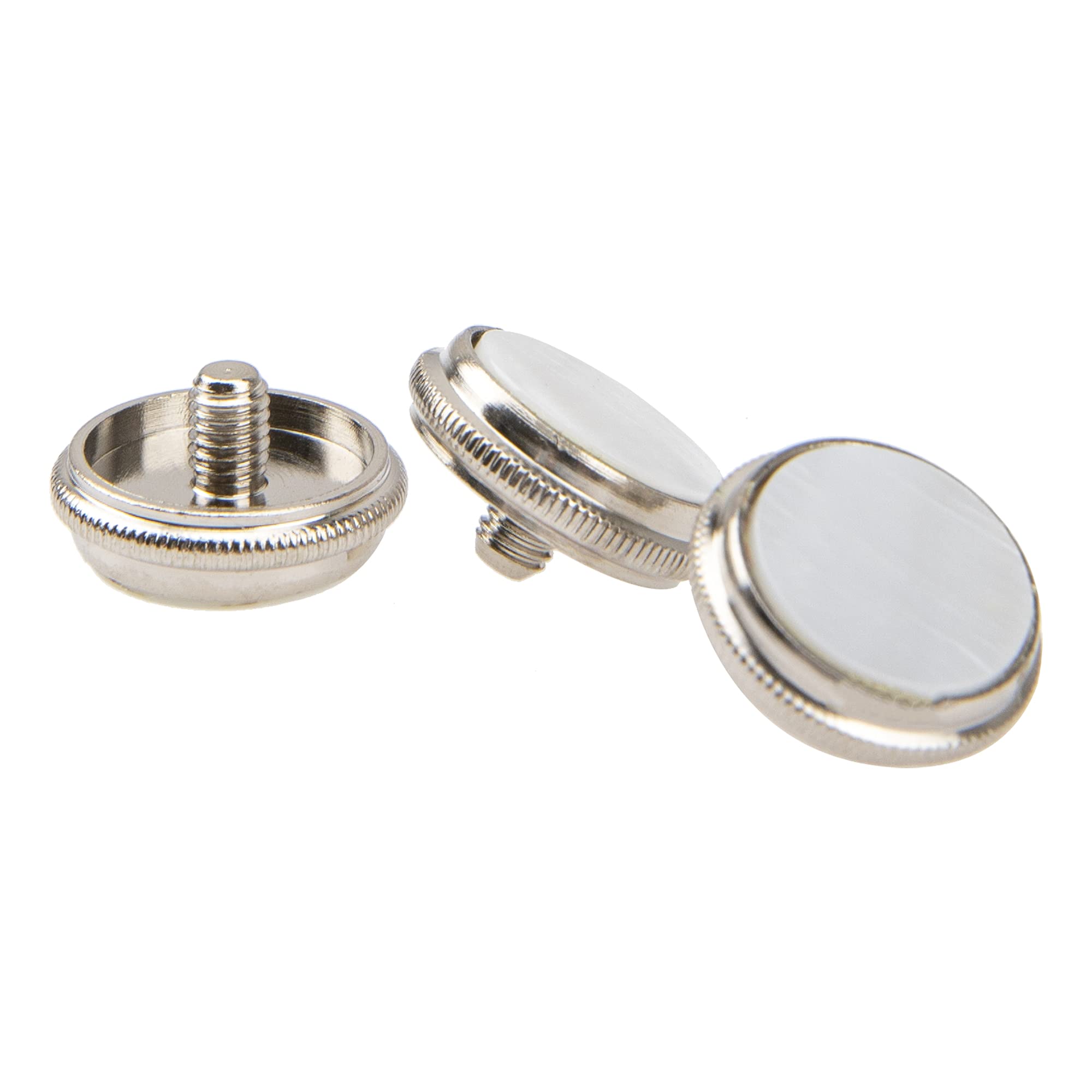 3Pcs Yootones Trumpet Valve Finger Buttons Musical Instruments Accessories Compatible with Trumpet Finger Button Musical Instruments Replacement Parts (White)