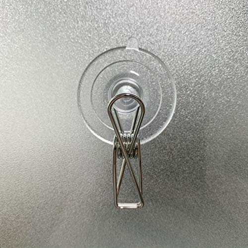 JZMYXA Suction Cup Clip, Sucker Diameter 45mm,8 Pack