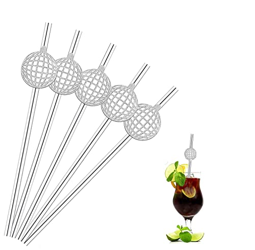 30 Pack Disco Ball Straws,70s Disco Paper Straws Disco Ball Decor Disco Party Decorations for 70s Retro Disco Party Dance Holiday Wedding Birthday