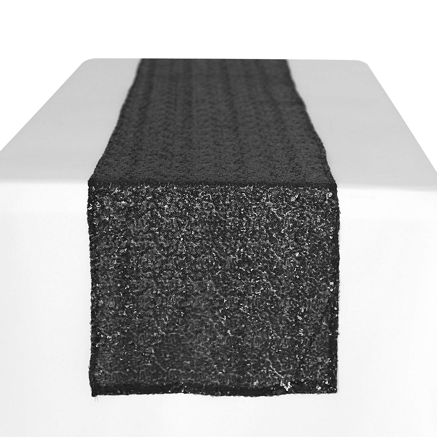 12x72 Inch Peomeise Sequin Table Runner for Party Event Decorations