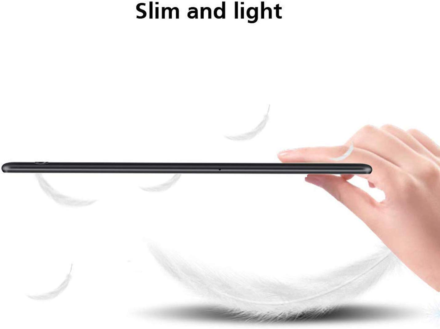 MediaPad T5 Tablet with 10.1" IPS FHD Display, Octa Core, Dual Harman Kardon-Tuned Speakers, 4G LTE, 2GB+16GB, International Version No Warranty (Black)