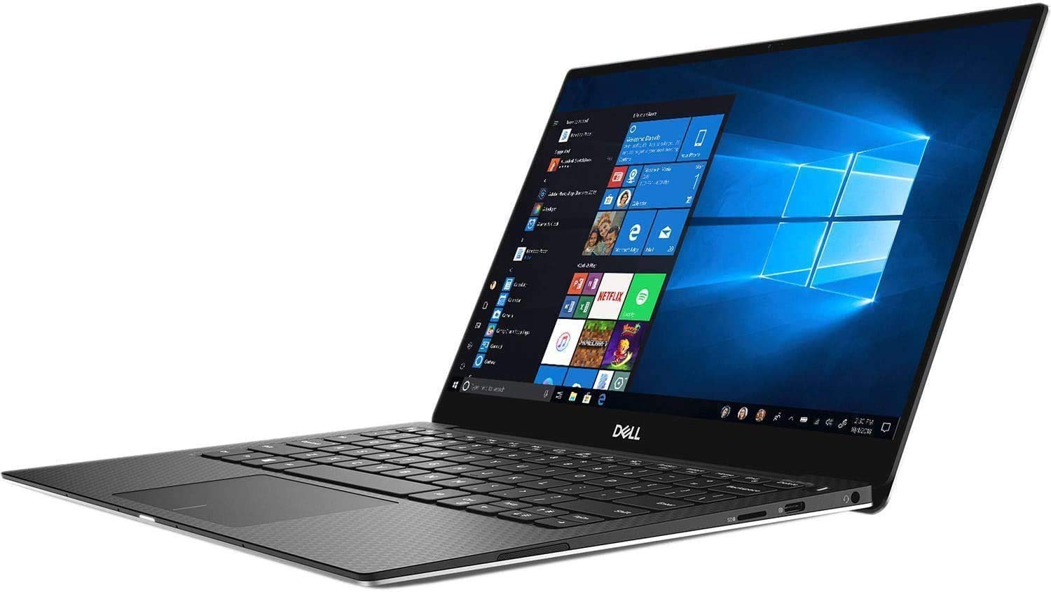 Dell XPS 13 7390 13.3" FHD Touchscreen Laptop Computer, Intel Quad-Core i5-10210U (Beat i7-8650U), 8GB RAM, 256GB PCIE SSD, WiFi 6, Backlit Keyboard, Fingerprint Reader, Thunderbolt 3, Windows 10