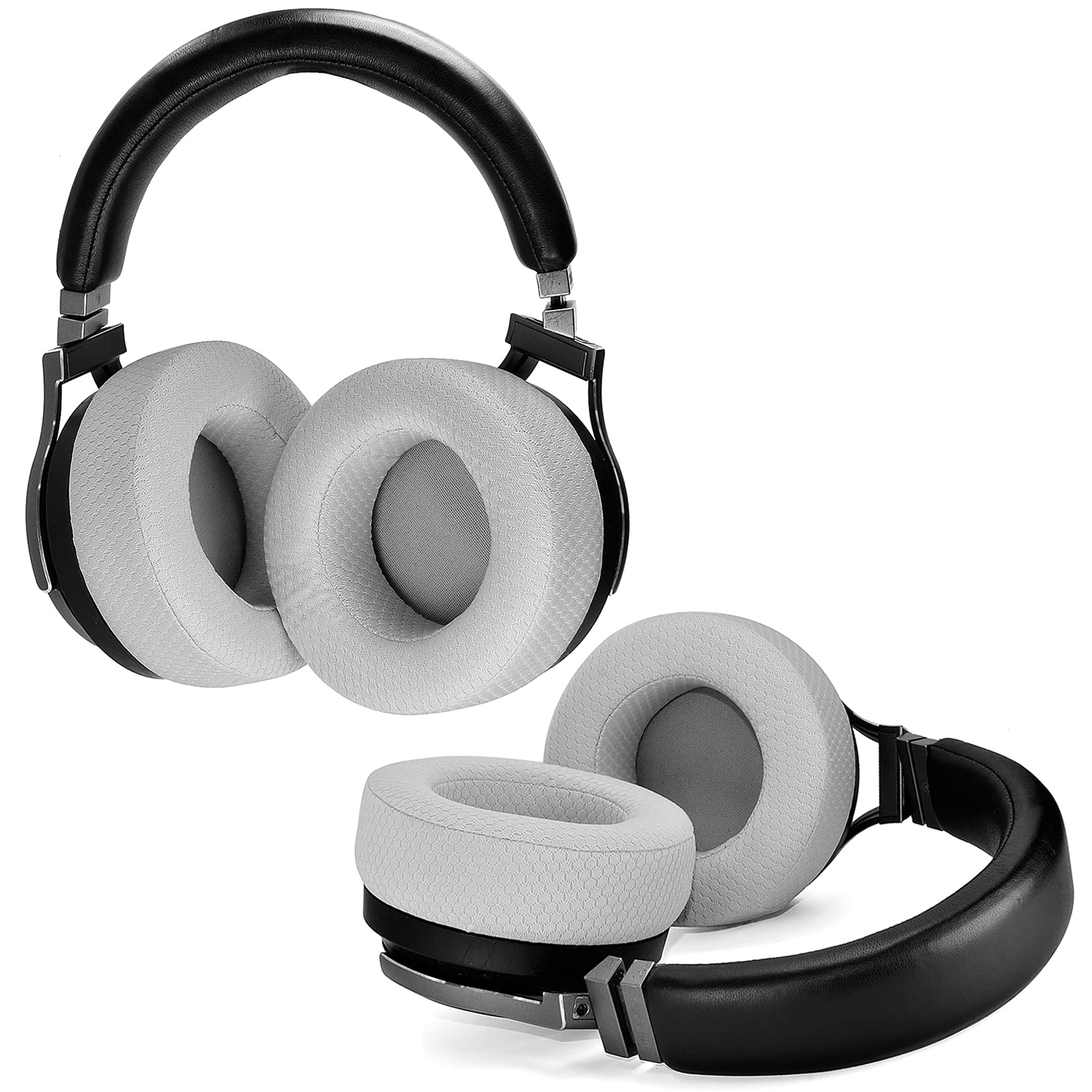 Upgrade VirtuosoXT Gray Thicker Earpads - Ear Cushion Compatible with Corsair Virtuoso RGB Wireless SE/Virtuoso XT Gaming Headset, Breathable, High-Density Noise Cancelling Foam, Added Thickness