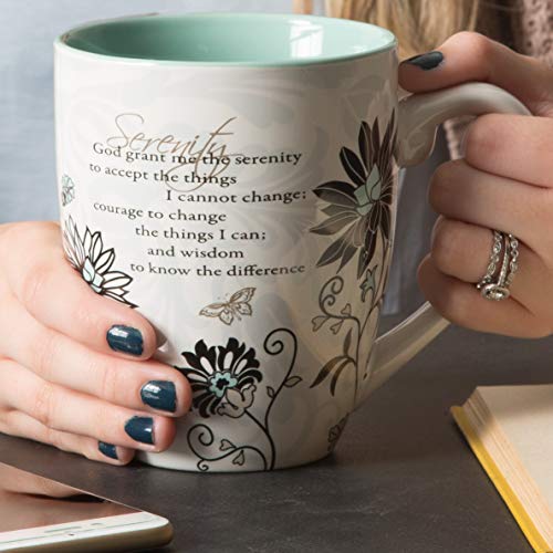 Pavilion Gift Mark My Words 4-3/4-Inch Serenity Mug, 20-Ounce