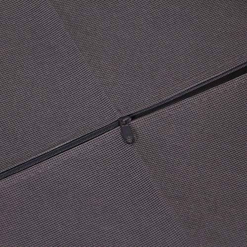 DIOMMELL 6 Pack Foldable Cloth Storage Box Closet Dresser Drawer Organizer Fabric Baskets Bins Containers Divider for Clothes Underwear Bras Socks Lingerie Clothing, Dark Grey 22-2000