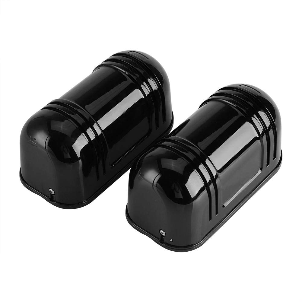 Omabeta 100m Sensor Alarm Dual Beam Photoelectric Infrared Detector Dual Beam Alarm Accessories Black for Home Security Outdoors