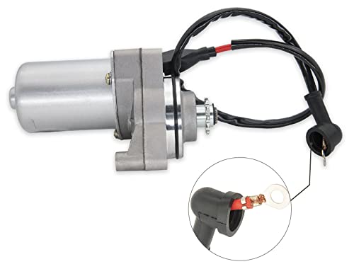 3 Bolt Starter Compatible for 125cc 110cc 100cc 90 cc 70cc 50cc Tao Tao ATV Dirt Bike Go Karts Four Wheeler Pit Bike 3 Bolt Starter Motor with Line