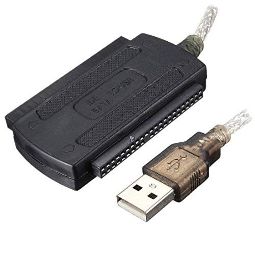 USB 2.0 Male to IDE SATA Adapter Converter Hard Drive Adapter for PC 2.5" 3.5" HDD Hard Drive liuqiangmeiguo (Cable Length : Other)
