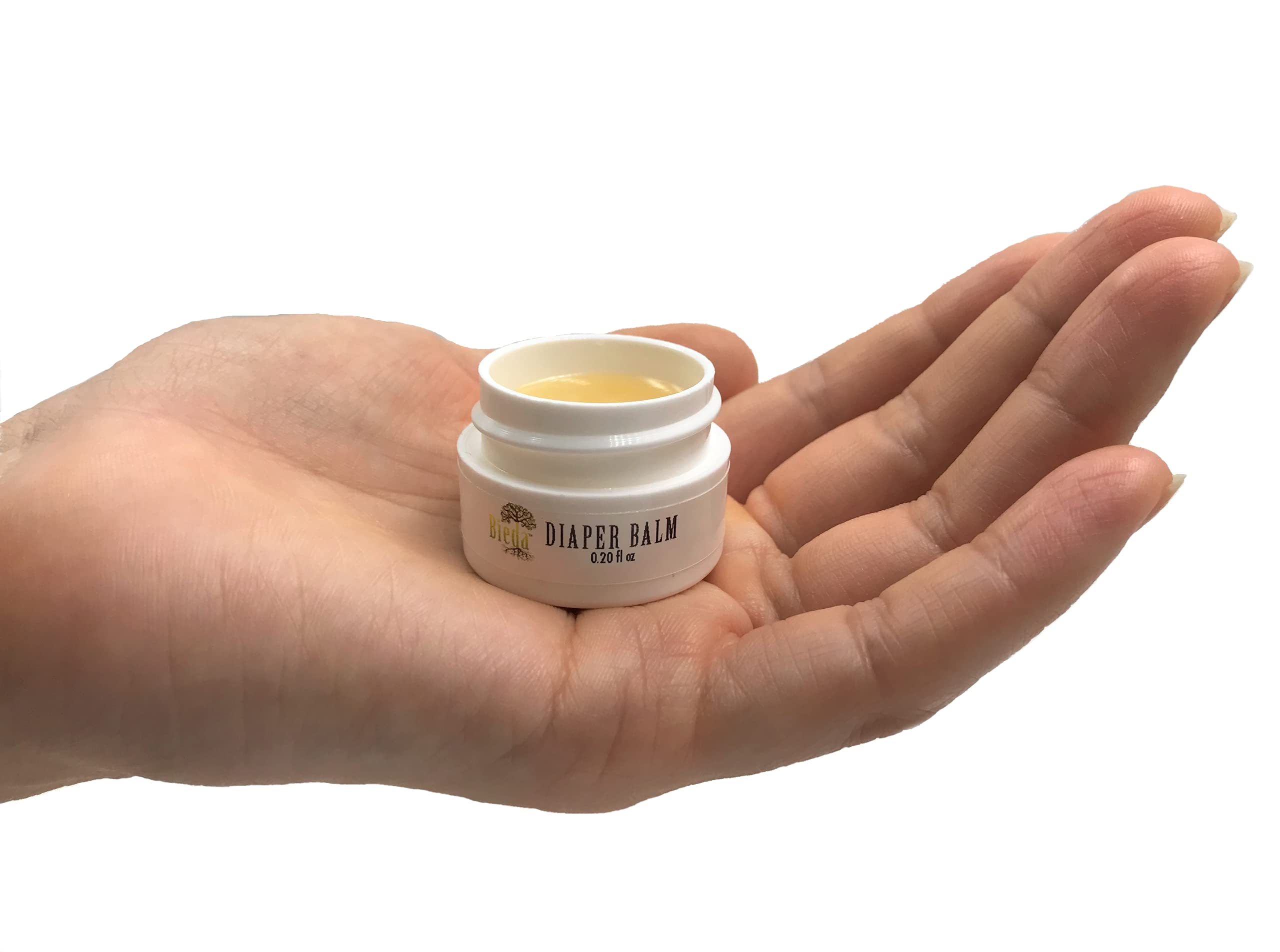 Travel Size Diaper Cream| BiedaĀ® Mini Travel 3-Pack | 3 mini 0.25 Oz jars | Soothing cream with gentle natural ingredients. Zinc Oxide Free Barrier Glides on easily with no sticky residue.