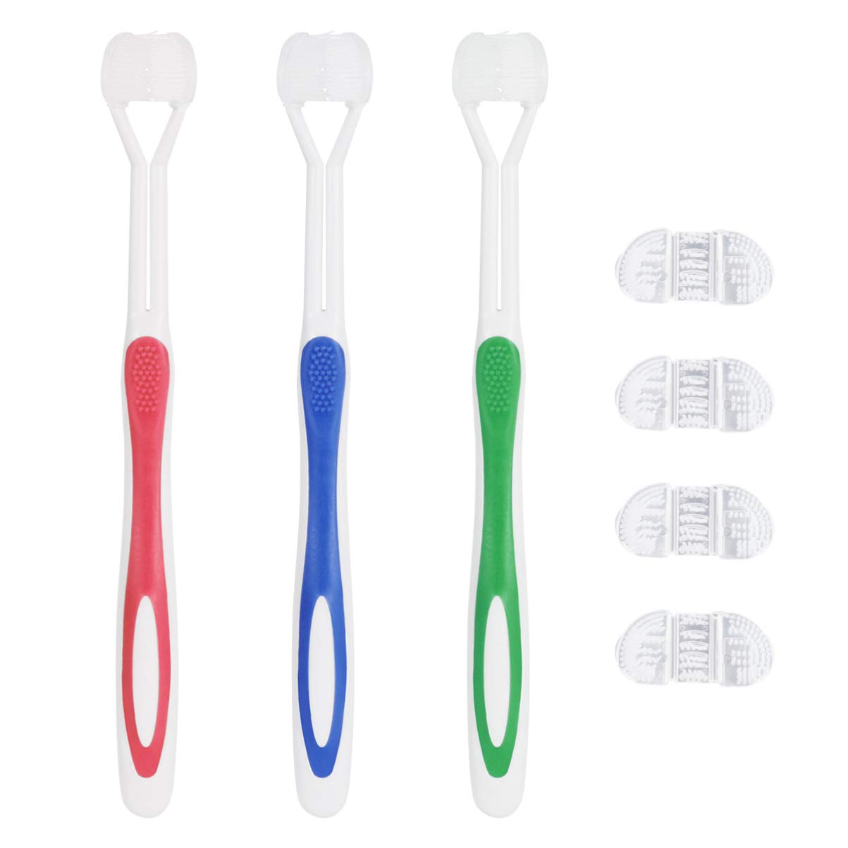 7pcs 3 Toothbrush Soft Bristle Toothbrush Toothbrush Manual Toothbrushes Three-Sided Toothbrush Soft Bristle Toothbrush Pp 3 Sided Toothbrush Soft Brush Soft Fur