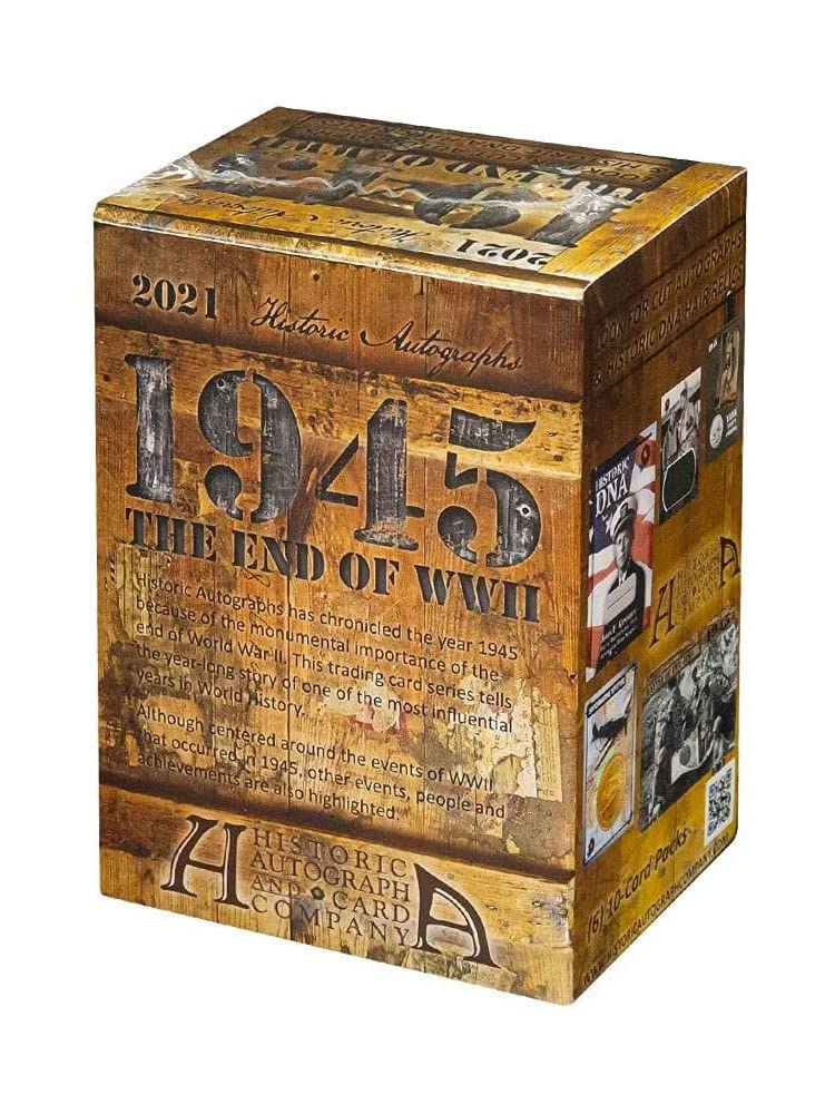 2021 Historic Autographs 1945: The End of WWII Blaster Box