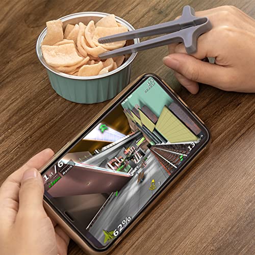 4pcs Gamer Finger Chopsticks, Snack Clips, Gaming Finger Sleeves, Game Controllers, Gaming Accessories, Mobile Phone Accessories, Finger Pliers, Gaming Gifts(Multi-color ) (3.7inch), Multicolor