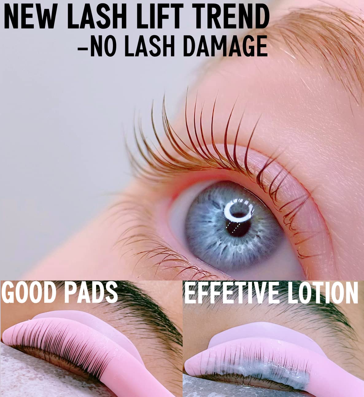 Lash Lift Kit, Strong Eyelash Lifting 3 Minutes Brow Lamination At Home, DIY Eyelash Perm Easily 10 ml Airless Pump More than 15 Applications Make Eyes Beautiful For 6 Weeks