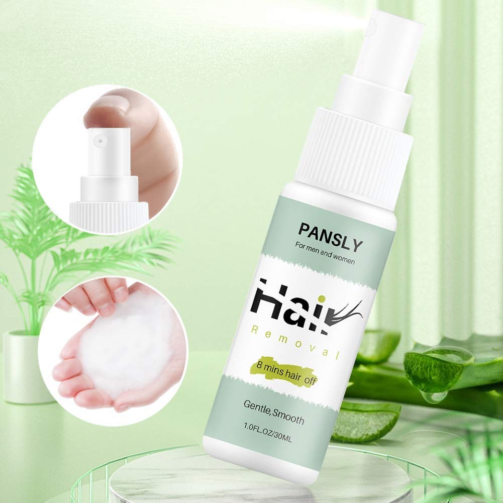 8 mins Painless Hair Removal Cream for Face, Body, Pubic Area, Beard, Bikini, Legs and Armpits