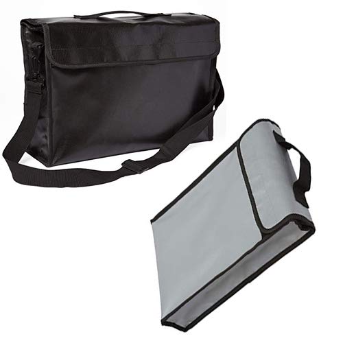 2 Piece Fireproof Bag Set - Safe - Fireproof - Silicone - Waterproof - Fireproof Passport Holder - Money Bag - Jewelry Organizer - Money - Coins - Photo Album - Document Holder - Fireproof Safe