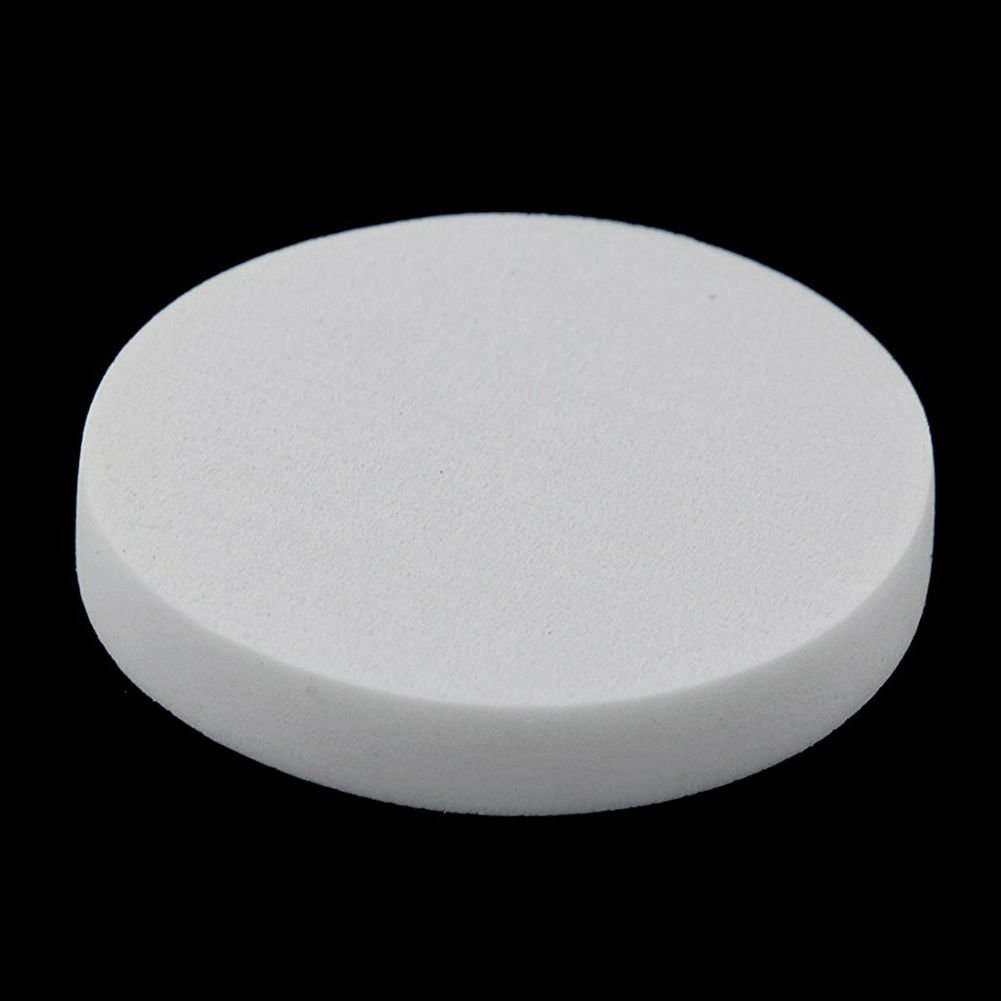 AKOAK 20pcs Round Make Up Facial Face Soft Sponge Cosmetic Puff Women Lady Beauty Makeup Foundation Powder Puff (WHITE COLOR/20)