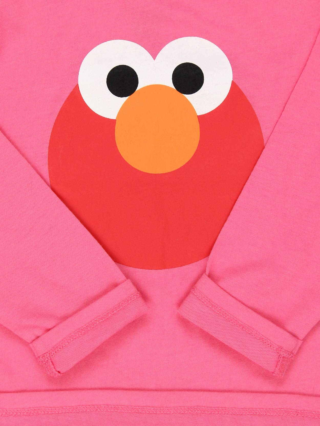 Isaac Mizrahi Loves Sesame Street Elmo Toddler Baby Long Sleeve T-Shirt Tee (2T, Pink)