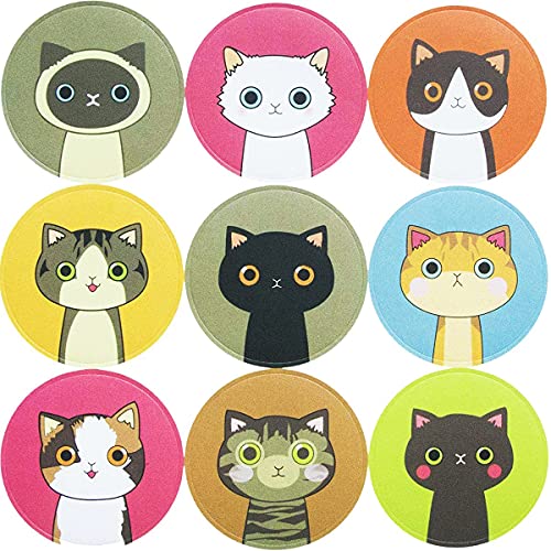 Cat Sticker, Cute Kitty Kitten Stickers for Kid Rewards, Cake Decoration, Sealing Greeting Cards, Birthday Party, Classroom Preschool ArtToy Sticker (Cat Sticker L 99pcs1.5'')