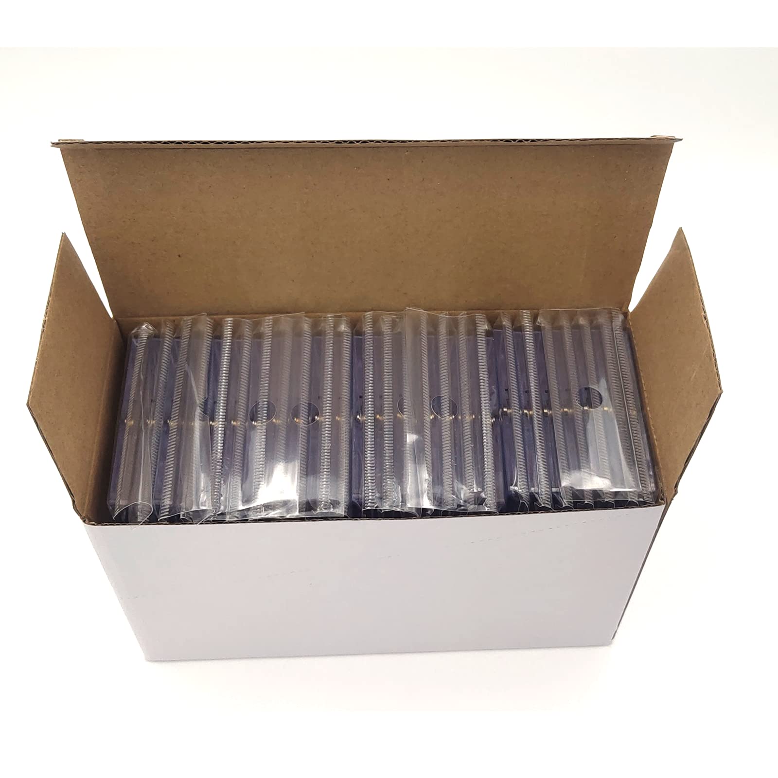 25 Pack One Touch Magnetic Card Holder 35PT,Protective Sleeves for Trading Card, Trading Card Holder Fit for Baseball Card, Sports Cards(25PC-SSR)