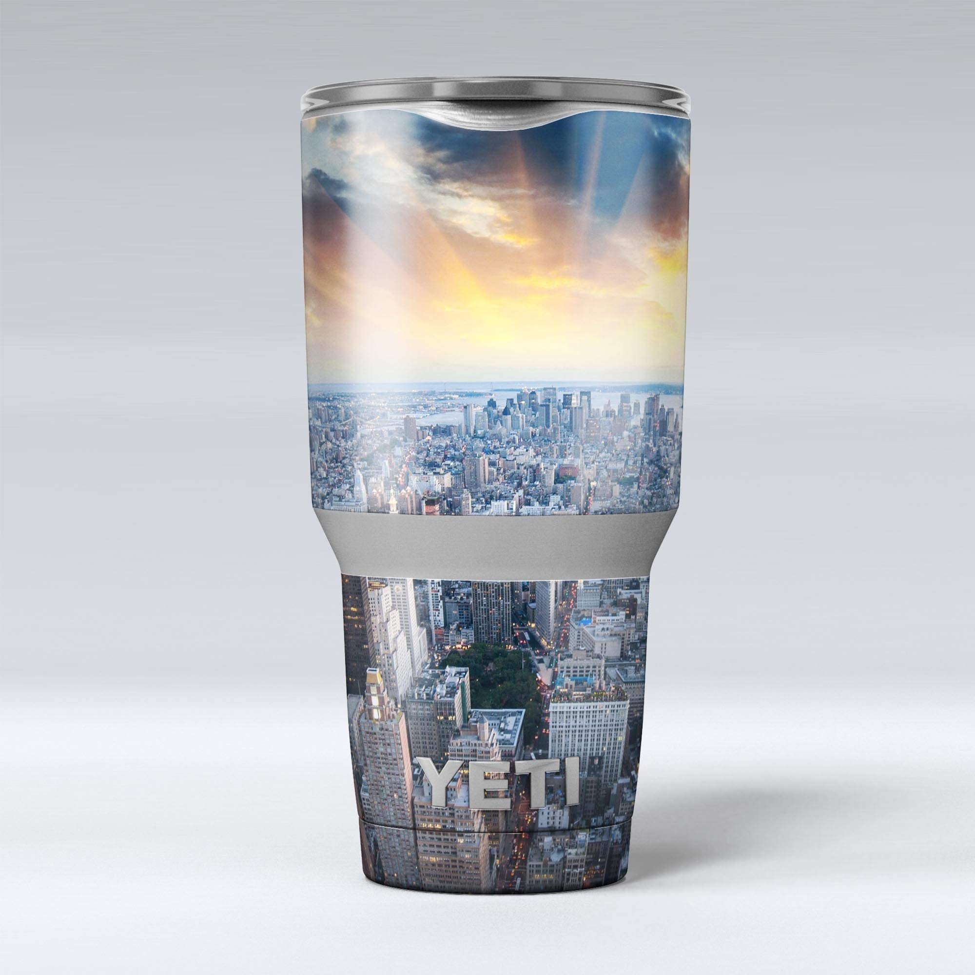 Design Skinz Fusion NYC Skylight - Skin Decal Vinyl Wrap Kit Compatible with The Yeti Rambler Cooler Tumbler Cups