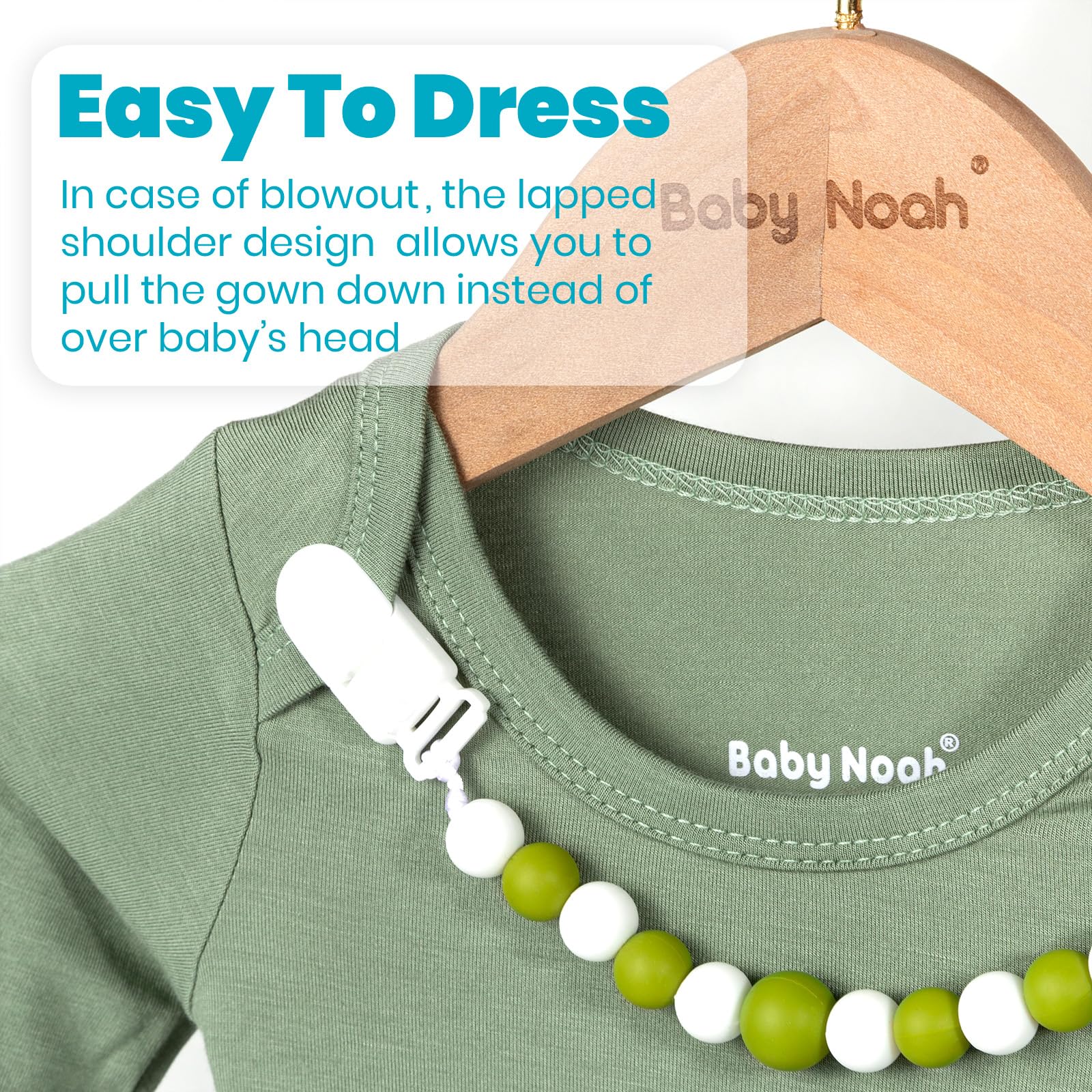 Newborn Baby Knotted Gown, Super Soft Silky Infant Long Sleeve Sleeper for Baby Girl and Boy Sleeping Bag with Mittens and Hat & Bowknot Set (Extra Long)