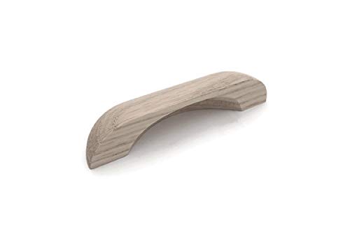5" Plain Oak Desk Drawer Pulls - Carved Oak Wood Pulls for Antique Oak Desk - Roll Top Desk - Oak Desk Drawer Pulls - Carver Wood Pulls - Carved Wood Furniture Pulls - Roll Top Desk Hardware