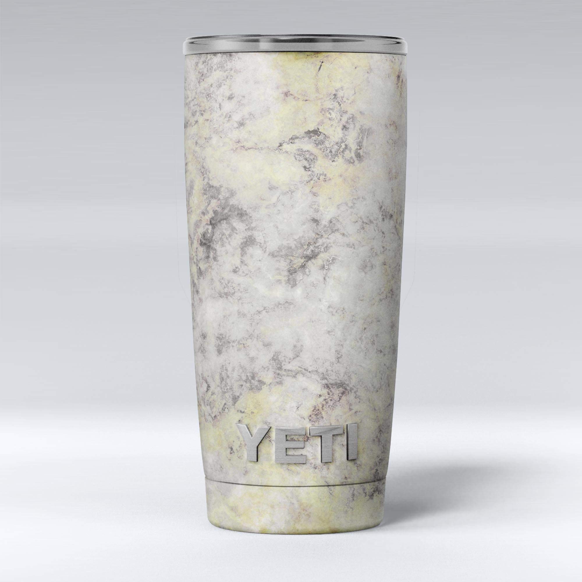 Design Skinz Marble Surface V2 - Skin Decal Vinyl Wrap Kit Compatible with The Yeti Rambler Cooler Tumbler Cups