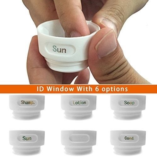 3oz Silicone Travel bottles - Travel Size Containers for Shampoo and Toiletries - Small Squeeze Bottle Set