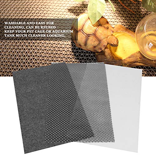 Reptile Carpet, 3 in 1 Lizard Cage Mat Snake Bedding Multi-Functional Reptiles Pets Mat Waterproof Moisturizing Pad Carpet for Bearded Dragon Turtles IguanaTortoises