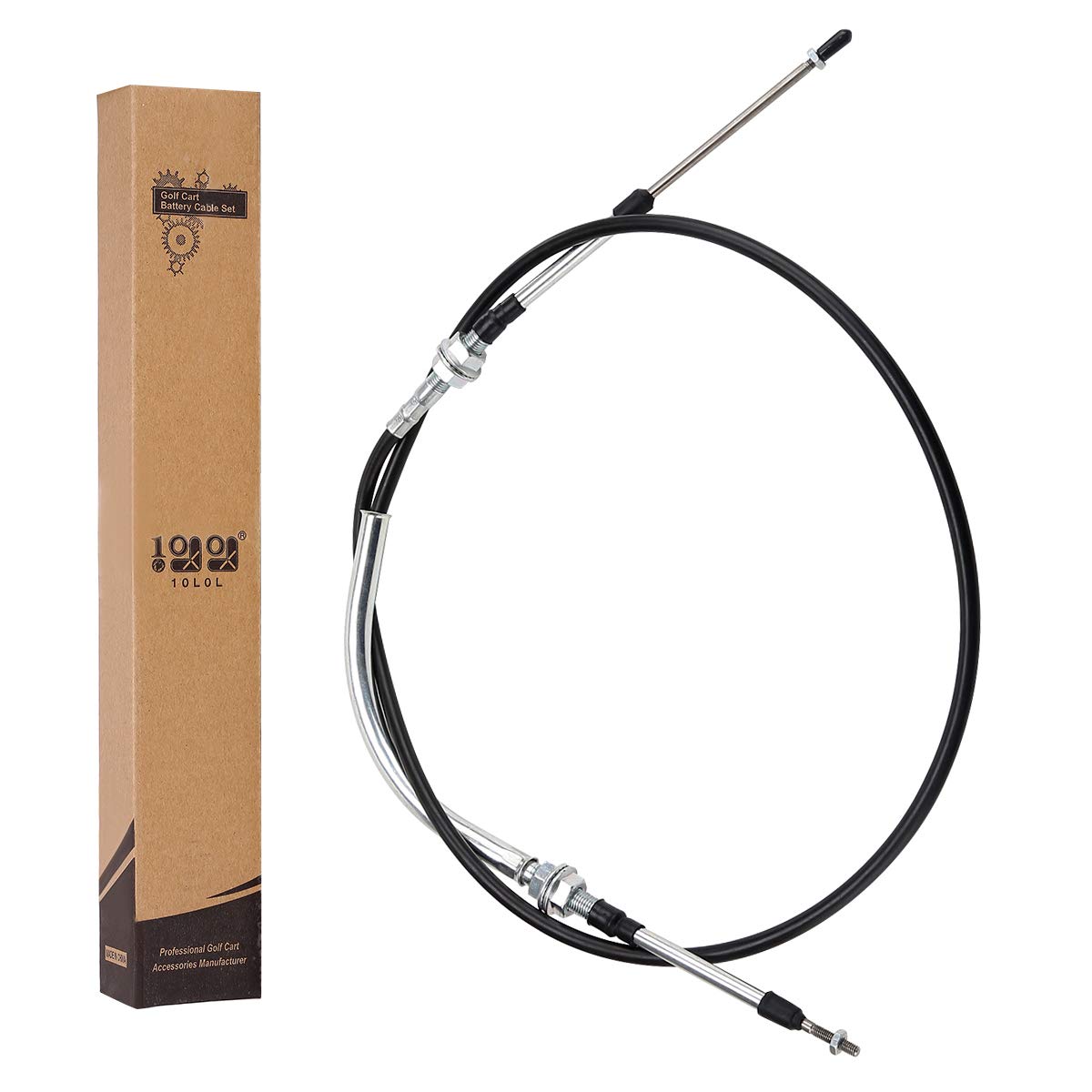 10L0L Golf Cart Forward/Reverse Transmission Shift Cable for Club Car DS 1998 up,Replaces OEM#101951501,103379501, 68.5″Long