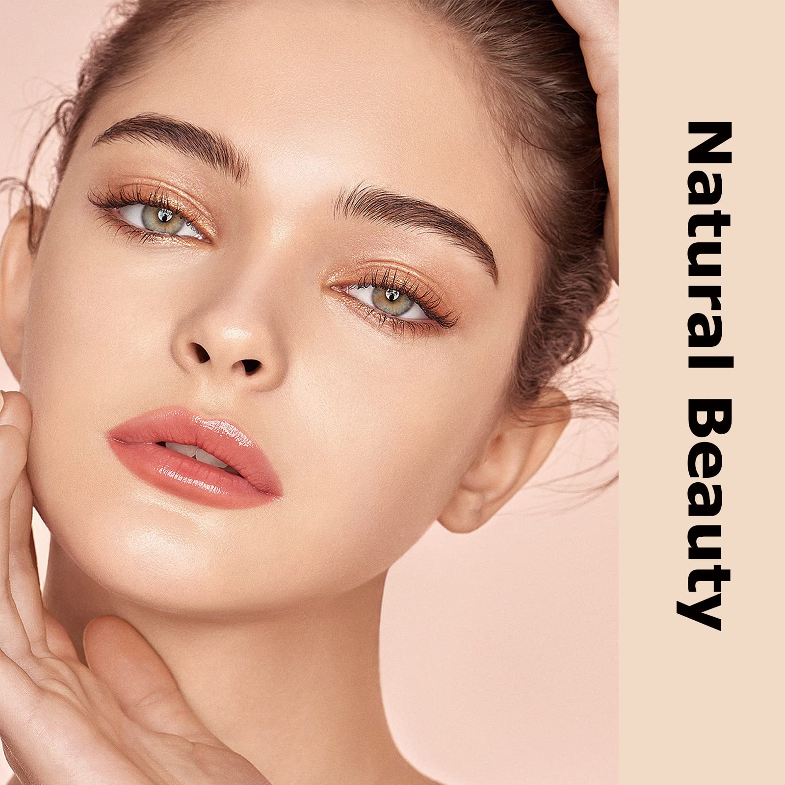 2 in 1 Eyebrow and Eyelash Color Kit 65g, Instant Brow & Lash Brown Color Makeup, Darker & Fuller | Tools Included, Semi-Permanent Coloring Effect Lasts 8 Weeks, Professional for Salon Home Use (Brown)