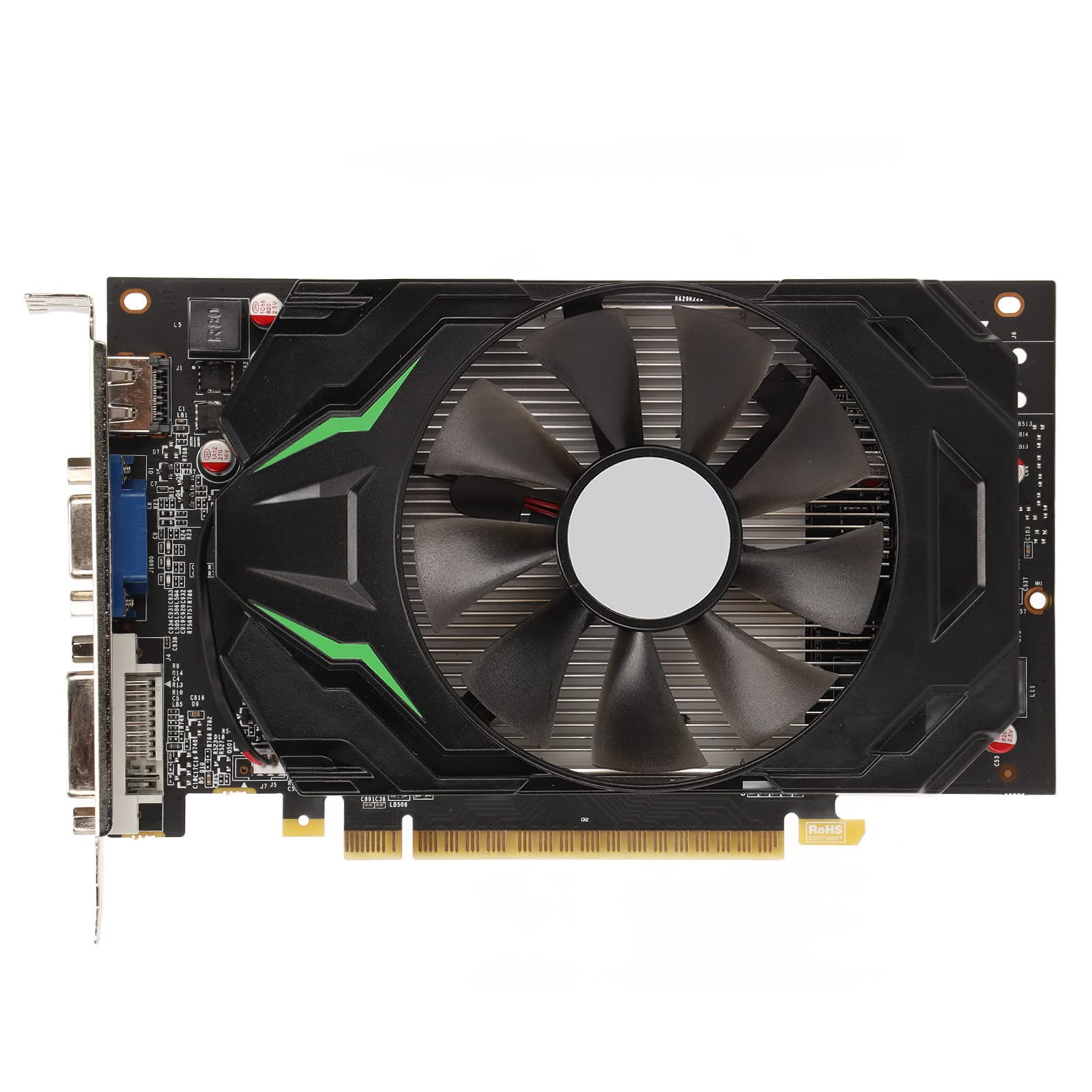 128Bit Graphics Card, Low Noise Gaming Graphics Card for The Office
