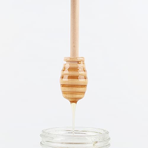 DESIOLE Wooden Honey Mixing Stirrer Honey Dipper Sticks Honey Spoon
