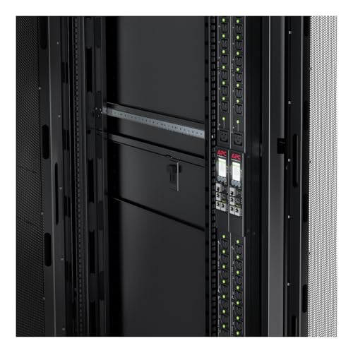 APC NetShelter Switched Rack PDU, 9000 Series, APDU9941, 0U Vertical, 200V-240V, 30A, NEMA L6-30P, 9.8' Cord, Black