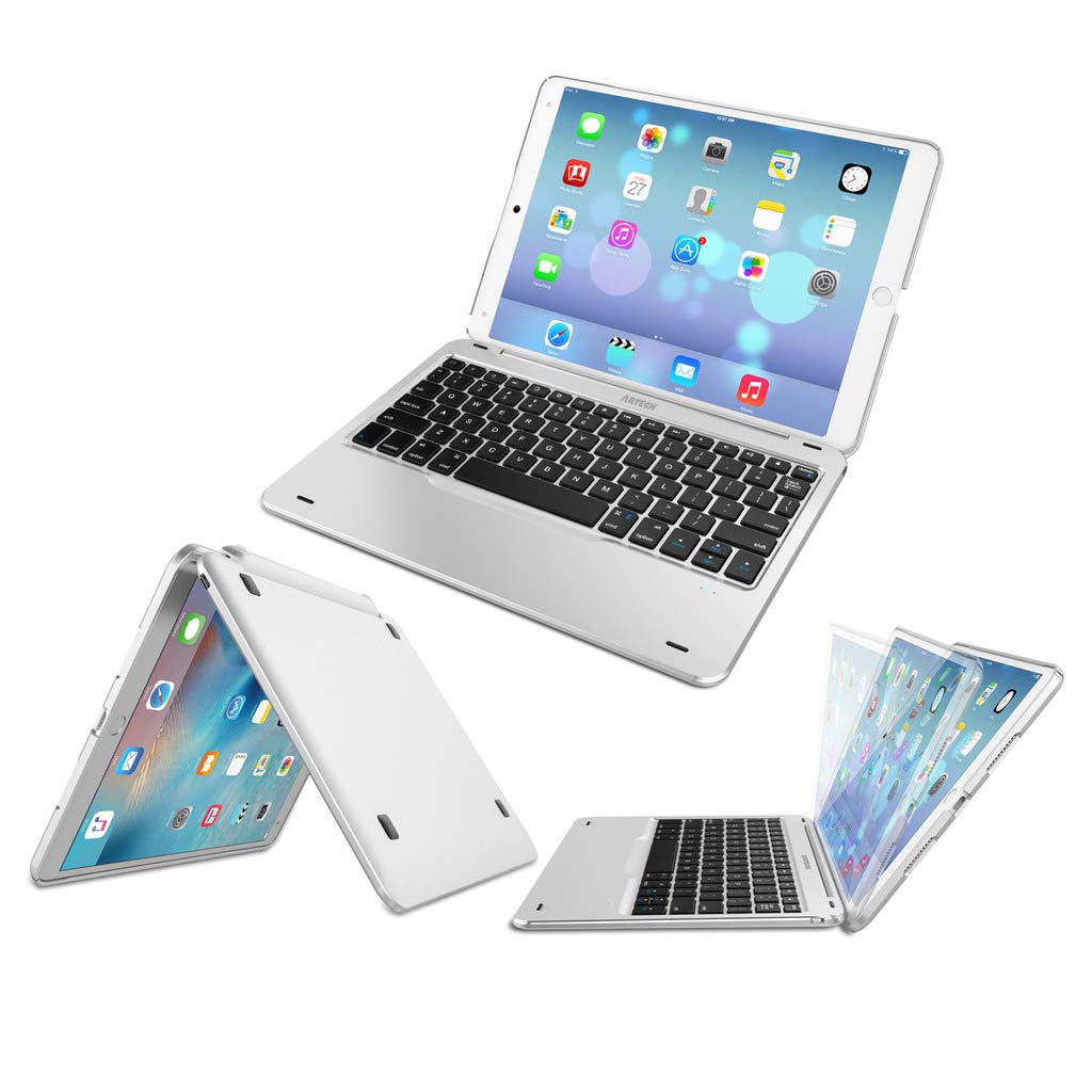 Arteck iPad Air 10.5-inch Keyboard, Ultra-Thin Bluetooth Keyboard with Folio Full Protection Case for Apple iPad Air 3 10.5-inch (2019) / iPad Pro 10.5-inch (2017) with 130 Degree Swivel Rotating