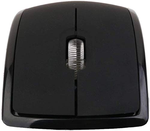 2.4Ghz Wireless Folding Mouse Foldable Optical Arc Mouse Universal Portable Travel Mice Bluetooth USB Receiver for PC Mac Laptop MacBook (Pack of 1)