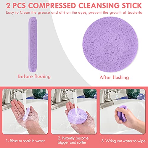 BeMyLady Eyelash Extension Shampoo 100ml Eyelash Shampoo for Lash Extensions Gentle Eyelid Foaming Cleanser for Sensitive Skin Remove Makeup & Oil, Paraben & Sulfate Free (3.38Fl Oz)