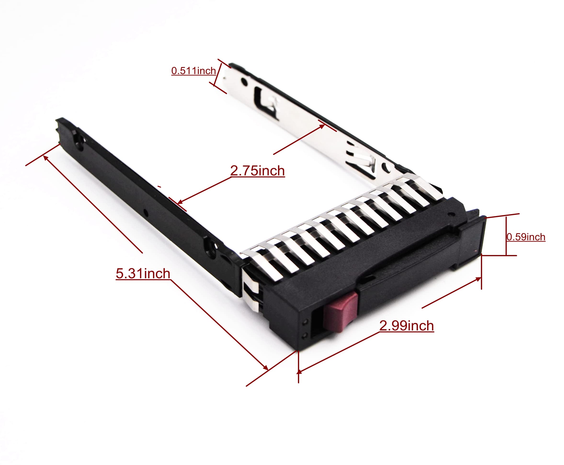 2.5inch 500223-001 SAS&SATA HDD Tray Compatible for G5 G6 G7 DL380 DL360 DL580 BL460c ML350 ML370 ML570 378343-002