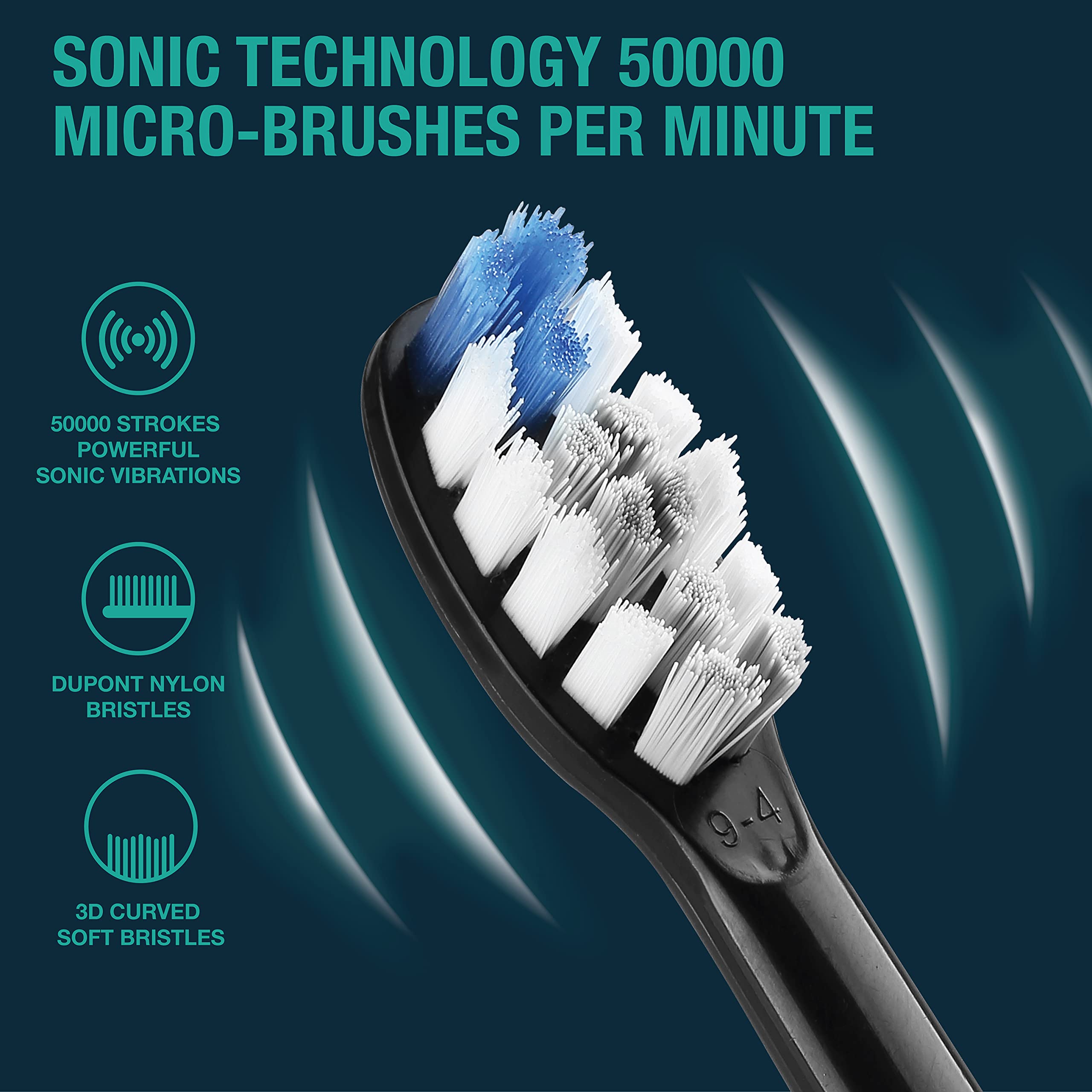 Vekkia Kids Electric Toothbrush and Adult Toothbrush Purchase Together Save 10%