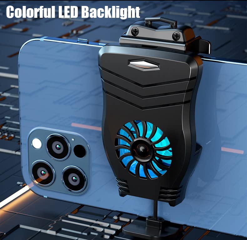 16 in 1 PUBG Mobile High Frequency Triggers with Cooling Fan, Max 30 Shots per Second, PUBG Controller with cooler for PUBG/Fortnite/Call of Duty/Rules of Survival (G03)