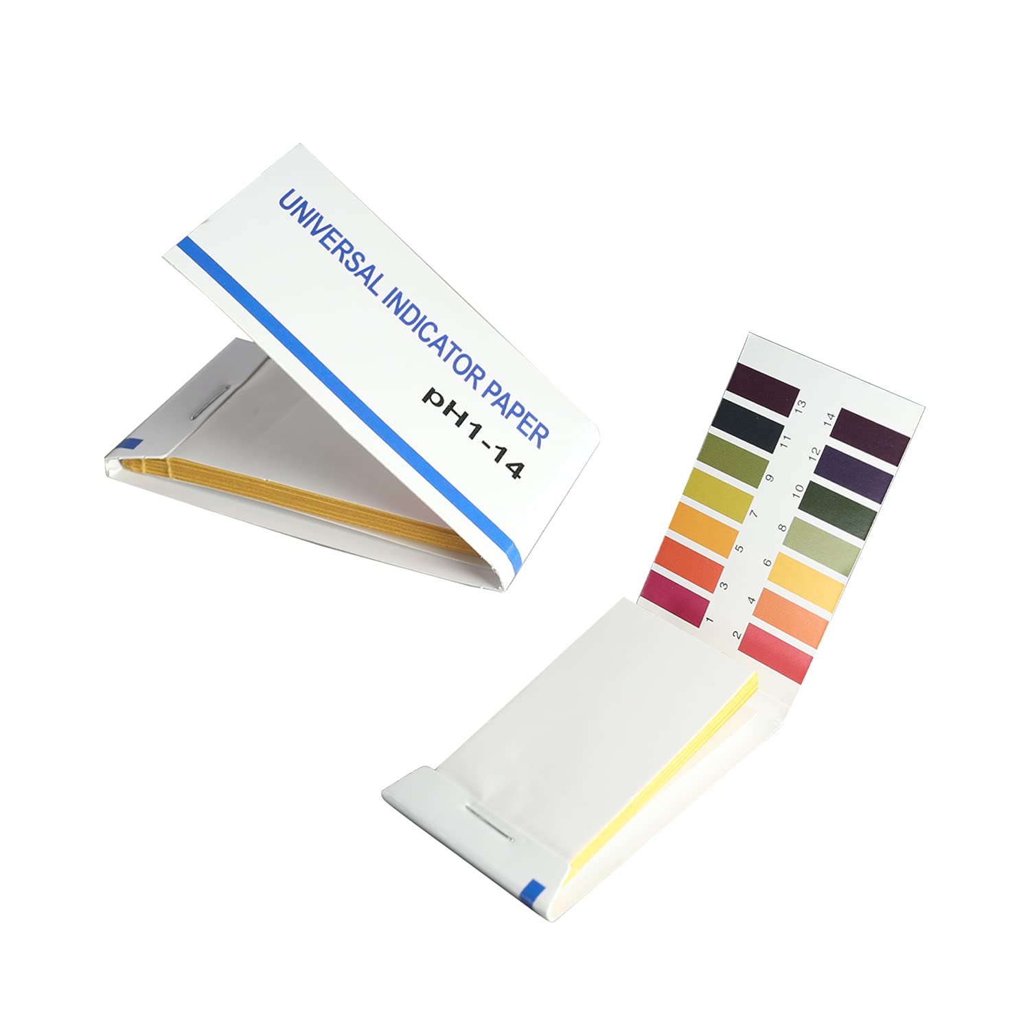 Bettomshin 10 Packs of 800 Strips PH 1-14 Test Paper Litmus Strips Tester Indicator Paper 80Pcs Per Pack for Garden and Soil Testing