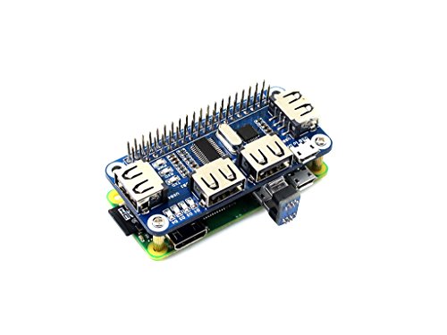 4 Port Raspberry pi USB HUB HAT Onboard USB to UART Compatible With USB2.0 1.1 For Raspberry Pi Series Board Serial Debugging