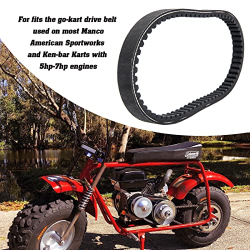 30 Series Go Kart Drive Belt Replaces Manco 5959 / Comet 203589,Torque Converter Belt(Pack of 3)
