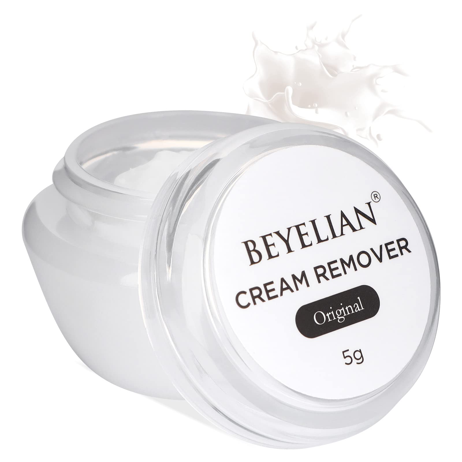 BEYELIAN Eyelash Extension Remover Cream, Professional Lash glue Cream Remover, Mild No Stimulation Lash Extension Remover, Fast Dissolution, No Damage to Natural Lahes- Original 5g